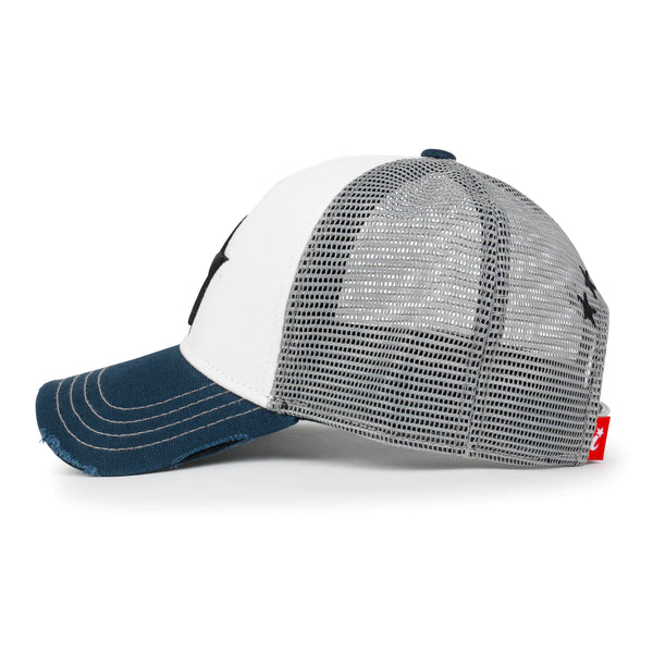 Star Premium (White/Blue) - QUEUECAPS